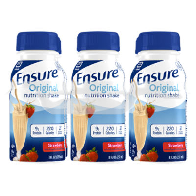 Ensure Original Nutrition Shake Liquid Strawberry - Fairway
