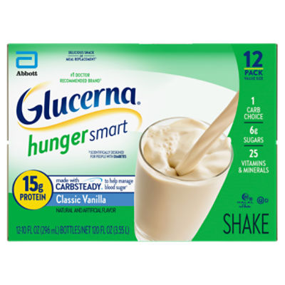 Glucerna Hunger Smart Homemade Vanilla, Shake