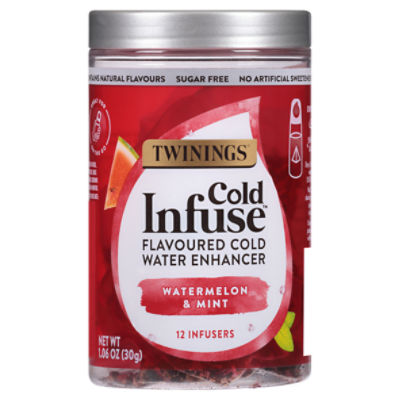 Twinings Cold Infuse Watermelon & Mint Flavoured Cold Water Enhancer ...