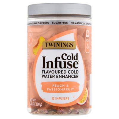 Twinings Cold Infuse Peach & Passionfruit Flavoured Cold Water Enhancer ...
