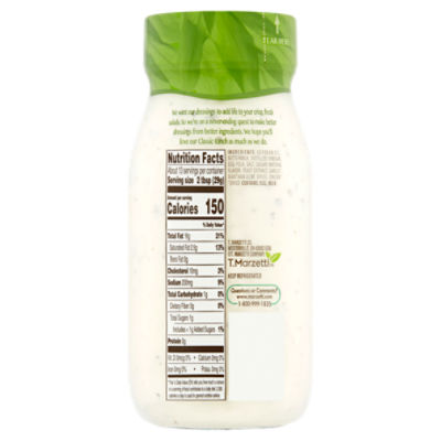 Ingredient Labels Ranch Dressing