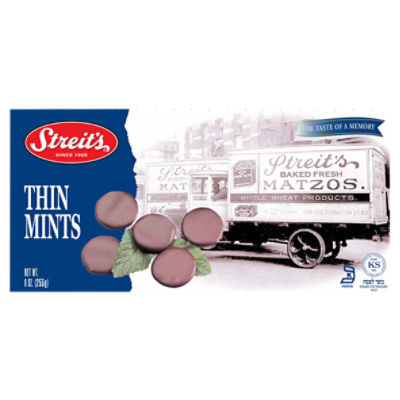 Streit's Chocolate Thin Mints, 9 oz - ShopRite