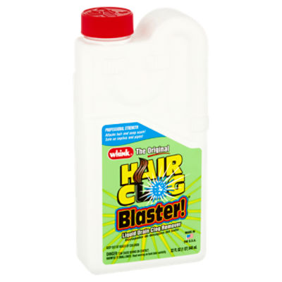 Whink Hair Clog Blaster The Original, Liquid Drain Clog Remover