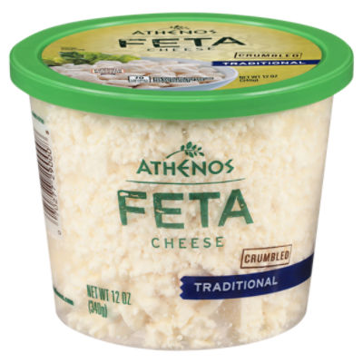 Athenos Traditional Crumbled Feta Cheese, 12 oz - ShopRite