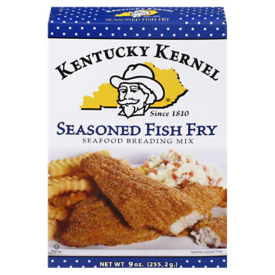 Kentucky Kernel Seasoned Fish Fry Seafood Breading Mix, 9 oz - The ...