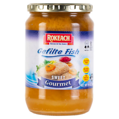 Rokeach Gourmet Sweet Gefilte Fish, 24 oz