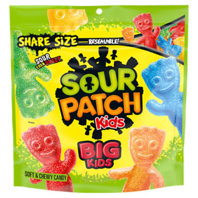 SOUR PATCH KIDS Big Kids Soft & Chewy Candy, Share Size, 12 oz - ShopRite