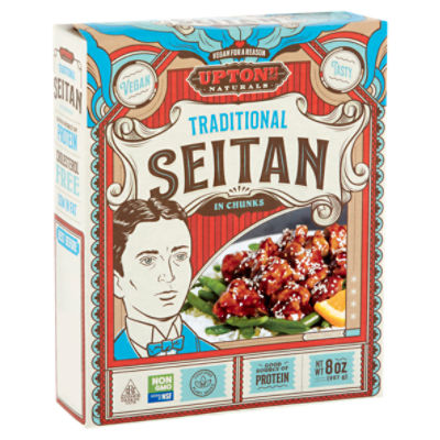 Upton's Naturals Traditional Seitan in Chunks, 8 oz