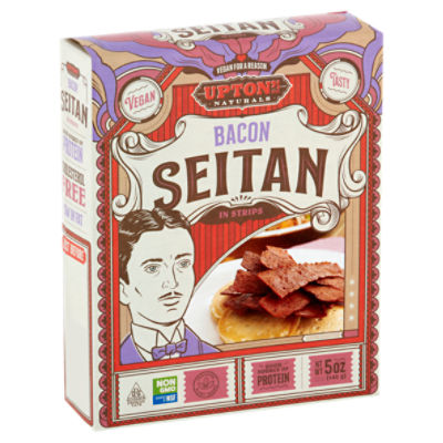 Upton's Naturals Bacon Seitan in Strips, 5 oz - Fairway