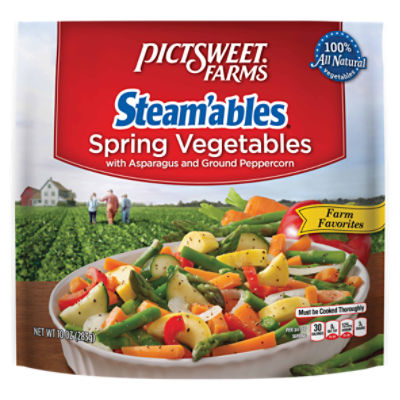 Pictsweet Farms® Steam'ables® Spring Vegetables, Farm Favorites, Frozen ...