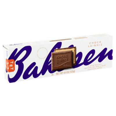 Bahlsen Choco Leibniz Dark Crispy Cookies, 4.4 oz
