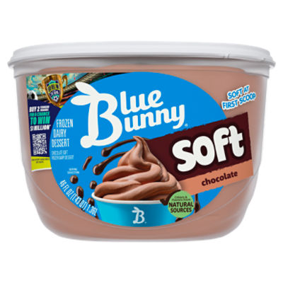 Blue Bunny Chocolate Soft Frozen Dairy Dessert, 46 fl oz - Price Rite