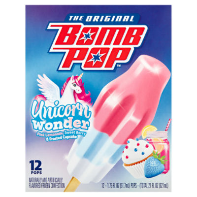 Bomb Pop The Original Unicorn Wonder Pops, 1.75 fl oz, 12 count - ShopRite
