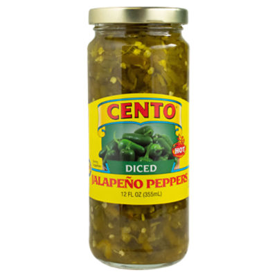 Cento Hot Diced Jalapeño Peppers, 12 fl oz - The Fresh Grocer