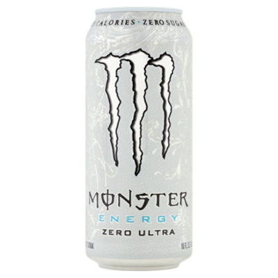 Monster Energy Zero Ultra Energy Drink, 16 fl oz - Fairway
