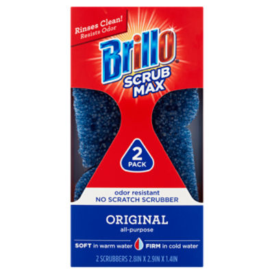 Brillo Scrub Max Original All-Purpose Scrubbers, 2 count - ShopRite