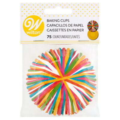 Wilton Enterprises Baking Cups - Color Spin Wheels, 75 each - ShopRite