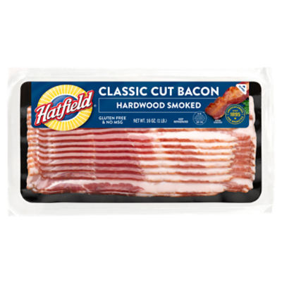 Hatfield Classic Cut Hardwood Smoked Bacon, 16 oz - ShopRite
