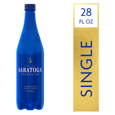 Saratoga Sparkling Carbonated Spring Water, 28 fl oz, - ShopRite
