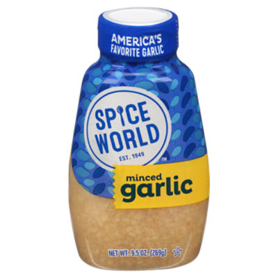 Spice World Minced Garlic, 9.5 oz - ShopRite