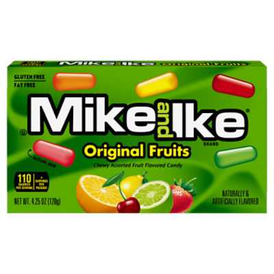 Mike and Ike Original Fruits Chewy Assorted Fruit Flavored Candy, 4.25 ...