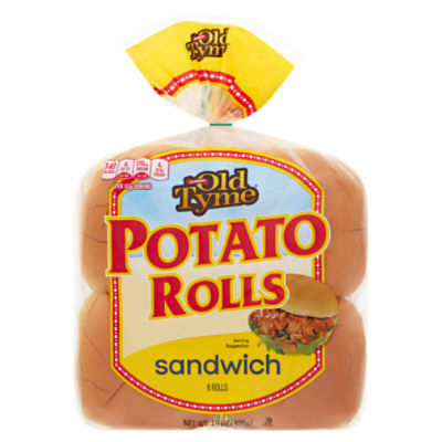 Schmidt Old Tyme Potato Rolls, Sandwich