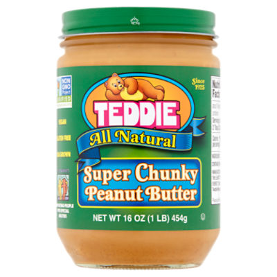 Teddie All Natural Super Chunky, Peanut Butter