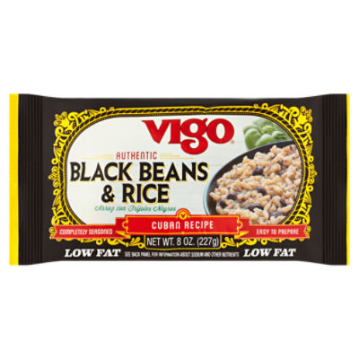 Vigo Low Fat Authentic Black Beans & Rice, 8 oz - ShopRite