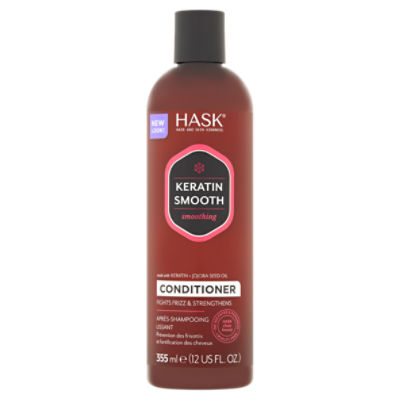 Hask Keratin Smooth Smoothing Conditioner, 12 fl oz - Fairway