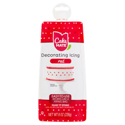 Cake Mate Red Decorating Icing, 8 oz