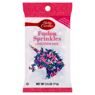 Betty Crocker Unicorn Mix Fusion Sprinkles, 2.5 oz - ShopRite