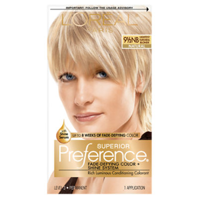 L'Oréal Paris Superior Preference 9 1/2 NB Lightest Natural Blonde ...