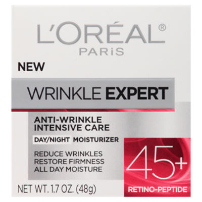 L'Oréal Paris Wrinkle Expert 45+ Retino-Peptide Day/Night Moisturizer ...