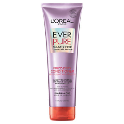 L'Oréal Paris EverPure Frizz Defy Sulfate Free Conditioner with Marula ...