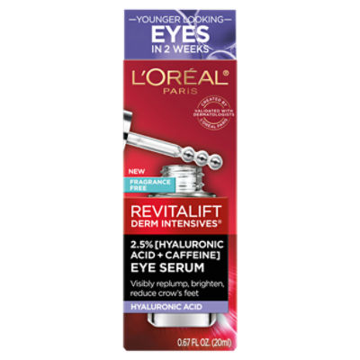 L'Oréal Paris Revitalift Derm Intensives Hyaluronic Acid plus Eye Serum ...