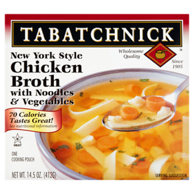 Tabatchnick New York Style Chicken Broth with Noodles & Vegetables, 14. ...
