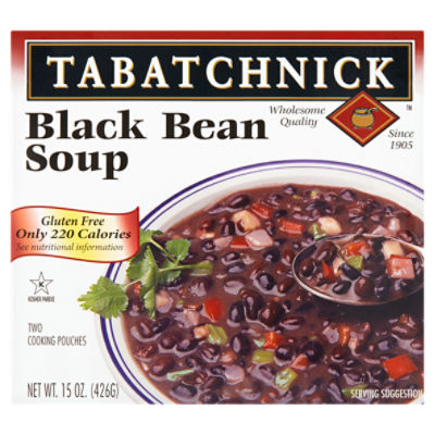 Tabatchnick Black Bean Soup, 2 count, 15 oz - Fairway