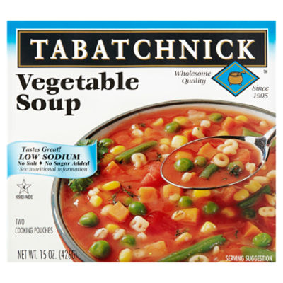 Tabatchnick Vegetable Soup, 2 count, 15 oz - Fairway