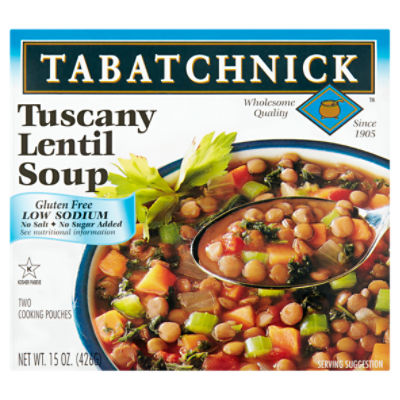 Tabatchnick Tuscany Lentil Soup, 2 count, 15 oz