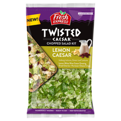 Fresh Express Twisted Caesar Lemon Caesar Chopped Salad Kit, 9.1 oz ...