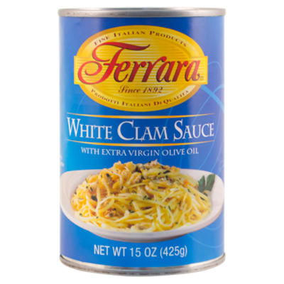 Ferrara White Clam Sauce with Extra Virgin Olive Oil, 15 oz - ShopRite