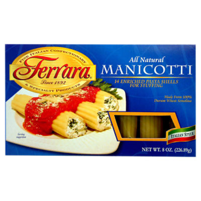 Manicotti Shells Brands