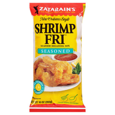 Zatarain's Shrimp Fri Seasoned Seafood Breading Mix, 10 oz - ShopRite