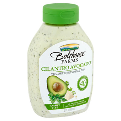 Bolthouse Farms Cilantro Avocado, Yogurt Dressing & Dip