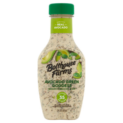 Bolthouse Farms Avocado Green Goddess Yogurt Dressing & Dip, 12 fl oz ...