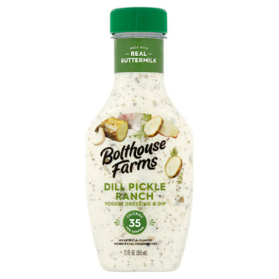 Bolthouse Farms Dill Pickle Ranch Yogurt Dressing & Dip, 12 fl oz - Gourmet