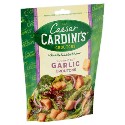 Caesar Cardini's Gourmet Cut Garlic Croutons, 5 oz