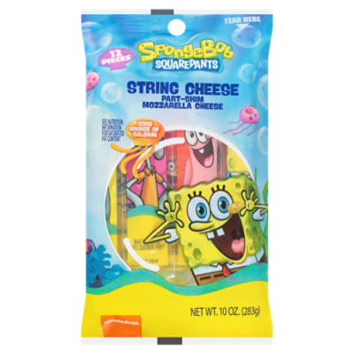 SpongeBob SQUAREPANTS String Cheese, 12 count, 10 oz