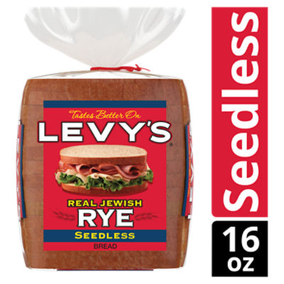 Levy's Real Jewish Rye Seedless Bread, 1lb
