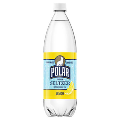 Polar 100% Natural Lemon Seltzer, 33.8 fl oz
